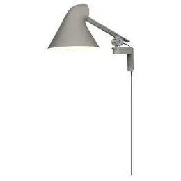 Louis Poulsen NJP Wandleuchte Kurzer arm LED 2700K 10W Light aluminium grey