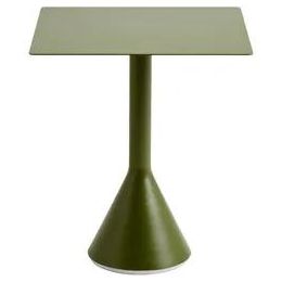 Hay Palissade Cone Outdoor Tisch L65 x H74 cm Olive