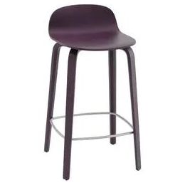 muuto Visu Barhocker, h&ouml;he 65 cm, dark plum