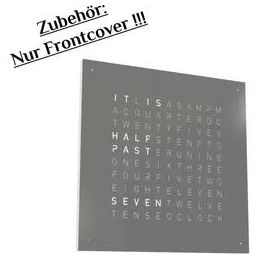 Frontcover f&uuml;r QLOCKTWO Earth 45 KEINE UHR Steel Series Grey Pepper Englisch