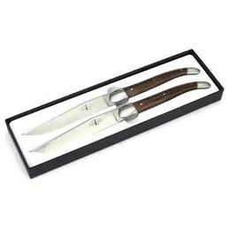 FORGE DE LAGUIOLE Tafelmesser Mooreiche 2er Set