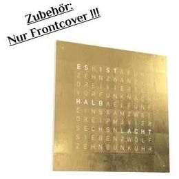 Frontcover f&uuml;r QLOCKTWO Earth 45 KEINE UHR Creator ́s Edition Gold Deutsch