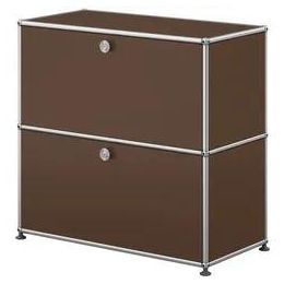 USM Haller Sideboard mit 2 Klappt&uuml;ren Braun
