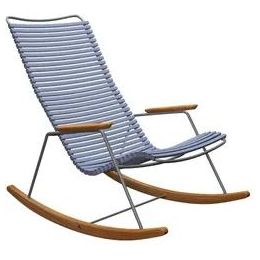 Houe CLICK Rocking Chair mit Bamubsarmlehnen Pigeon blue