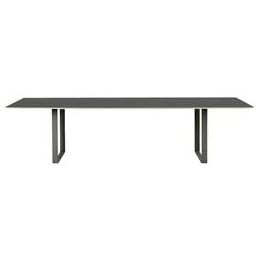 muuto 70/70 Tisch, 295 x 108 cm, schwarz laminat / schwarz