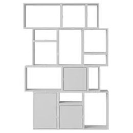 muuto Stacked Storage Bookcase - Configuration 2, grau
