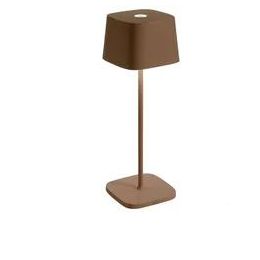 Zafferano Akku-Tischlampe Ofelia Pro Corten