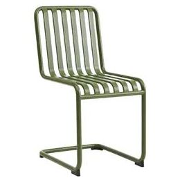 Hay Palissade Cantilever Outdoor Stuhl Olive