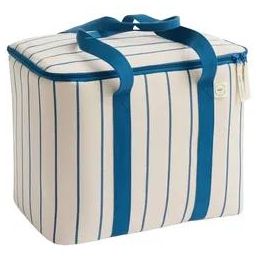 Hay Outdoor Market K&uuml;hltasche Medium Beige with blue stripe