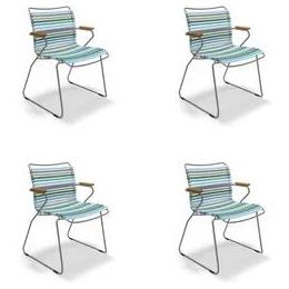Houe CLICK Dining Chair mit Bambusarmlehnen 4er Set Multi Color 2
