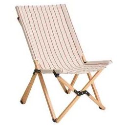 Hay Outdoor Market Folding Chair Beige with red stripe