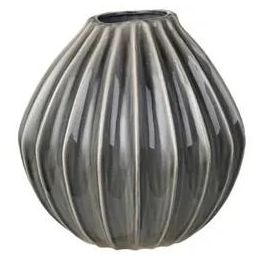 Broste Copenhagen Wide Vase L Smoke Grey