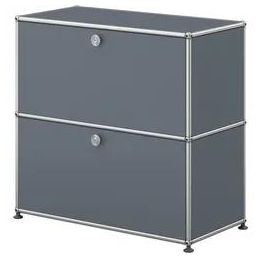 USM Haller Sideboard mit 2 Klappt&uuml;ren Mittelgrau