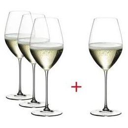 Riedel Veritas Champagner Weinglas 3+1 Set