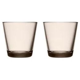 iittala Kartio Trinkglas 21cl 2er Set Leinen