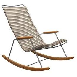 Houe CLICK Rocking Chair mit Bamubsarmlehnen Beige