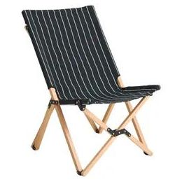 Hay Outdoor Market Folding Chair Black with beige stripe