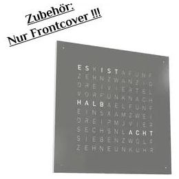 Frontcover f&uuml;r QLOCKTWO Earth 45 KEINE UHR Steel Series Grey Pepper Deutsch