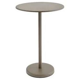 muuto Linear Steel Stehtisch, &Oslash; 70 cm, taupe