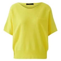 Pullover &uuml;berschnittener Schulter Oui gelb, 44