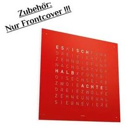 Frontcover f&uuml;r QLOCKTWO Earth 45 KEINE UHR Steel Series Red Pepper Deutsch