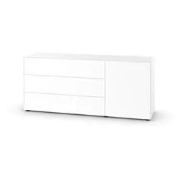 P.I.U.R.E. Piure Nex Pur Box Sideboard 3-fach Schubkasten und T&uuml;r 180 x 48 x 75 cm White