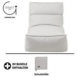 Blomus Outdoor-Lounger STAY inkl. GRATIS Schutzh&uuml;lle (Set) 80 x 150 cm Cloud