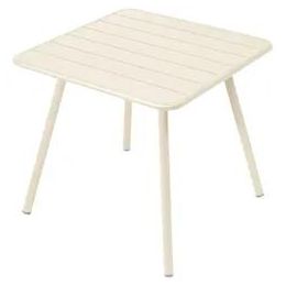 Fermob Gartentisch LUXEMBOURG Tisch 80x80 cm Latte-Beige