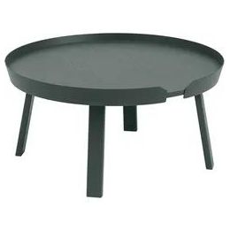 muuto Around Couchtisch, &Oslash; 72 cm, dunkelgr&uuml;n