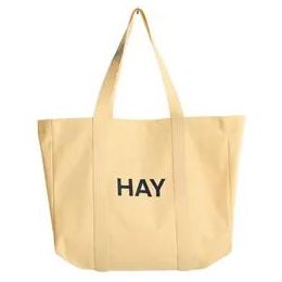 Hay Shopper Tasche Medium Bio Baumwolle Soft yellow