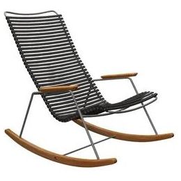 Houe CLICK Rocking Chair mit Bamubsarmlehnen Black