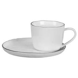 Broste Copenhagen Salt Tasse mit Untertasse 15 cl