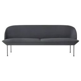 muuto Oslo Sofa 3-Sitzer, steelcut 180 / schwarz