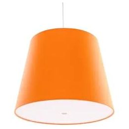 frauMaier Single BigCluster Pendelleuchte, orange