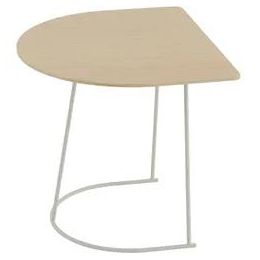 muuto Airy Beistelltisch, half size, eichenfurnier / off white