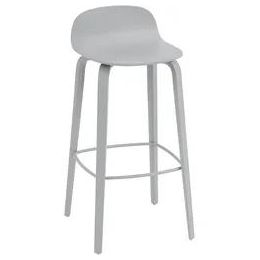 muuto Visu Barhocker, h&ouml;he 75 cm, grau