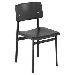 muuto Loft Stuhl, schwarz
