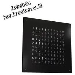 Frontcover f&uuml;r QLOCKTWO Earth 45 KEINE UHR Steel Series Black Pepper Englisch
