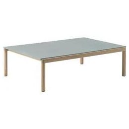 muuto Couple Couchtisch, 84 x 120 cm, 3 plain - pale blue / eiche natur