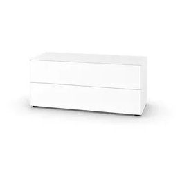 P.I.U.R.E. Piure Nex Pur Box Sideboard 2-fach Schubkasten 120 x 50 x 48 cm White