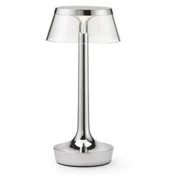 Flos Bon Jour Unplugged Akkutischleuchte Chrome