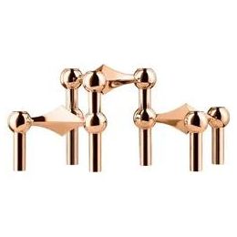 STOFF Nagel Kerzenhalter 3er Pack Rosegold