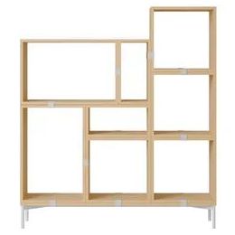 muuto Stacked Storage Bookcase - Configuration 5, eiche natur
