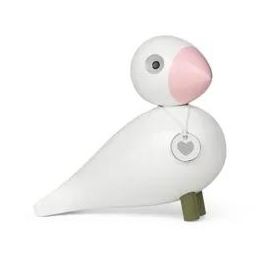 Kay Bojesen Love Singvogel H15.5 cm weiss/rosa