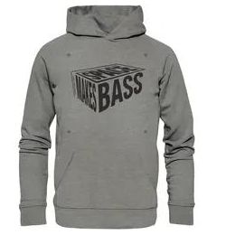 DD Audio Space makes Bass Hoodie - Mid Heather Grey / XL Hoodie