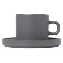 Blomus Kaffeetasse -PILAR- 200 ml 2er Set Pewter