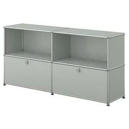 USM Haller Sideboard mit 2 Klappt&uuml;ren lichtgrau