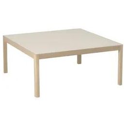 muuto Workshop Couchtisch, 86 x 86 cm, eiche natur / linoleum grau