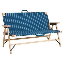 Hay Outdoor Market Folding Sofa Blue with beige stripe