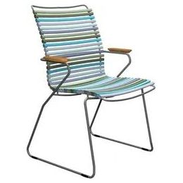 Houe CLICK Dining Chair gro&szlig;e R&uuml;ckenlehne mit Bambusarmlehnen Multi Color 2